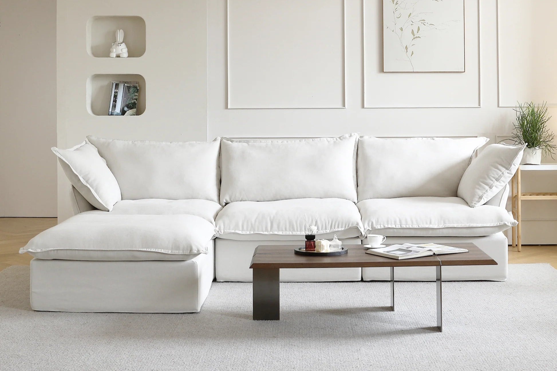 Modular Luxe 3-Seater Sectional in Black – Sofie Home